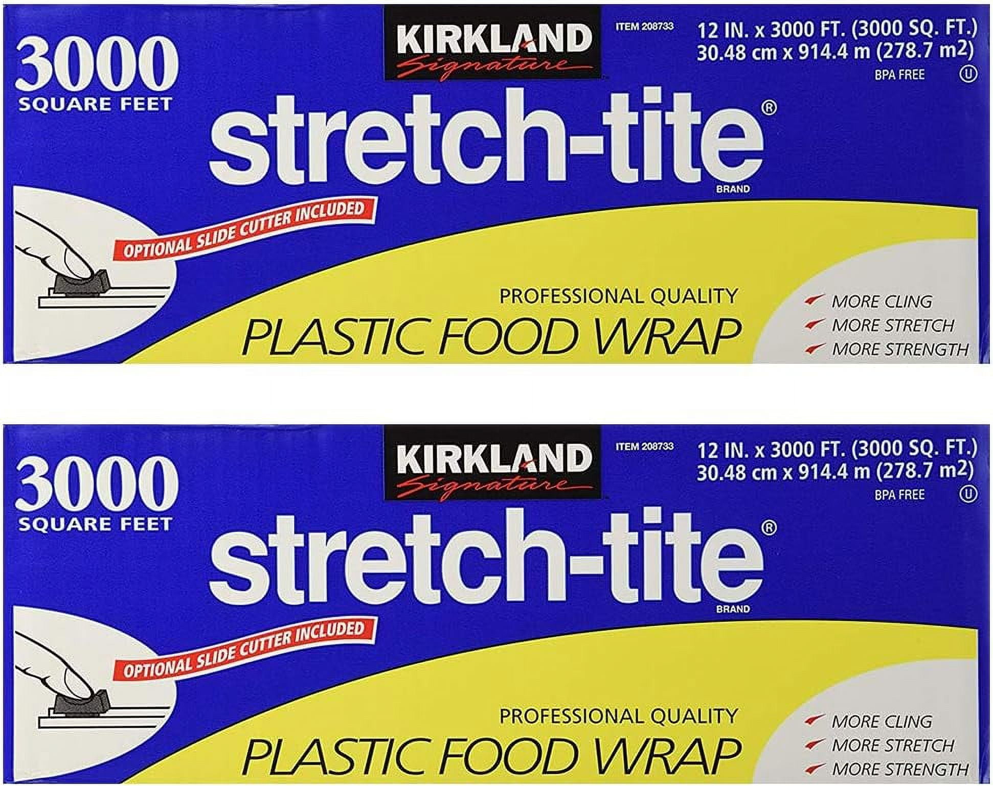 Kirkland Signature Stretch-Tite Plastic Food Wrap - Parent (6000 SQ. FT ...