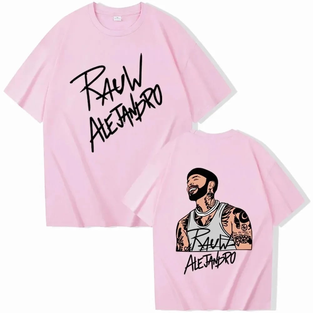 Signature Rauw Alejandro 2 Sides Unisex T-Shirts, Cosa Nuestra Tour ...