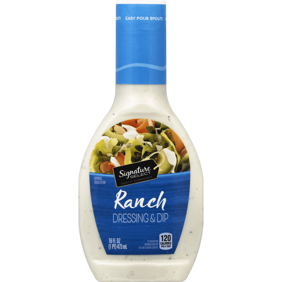 Signature S Dressing and Dip Ranch 16 Fl Oz - Walmart.com