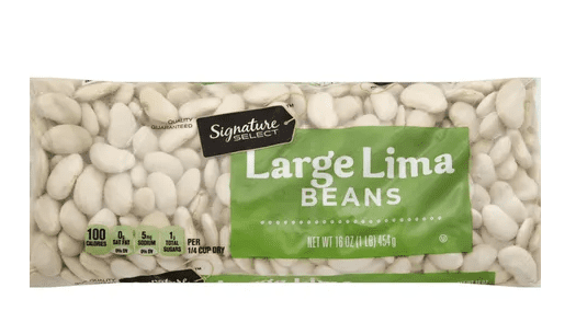 Signature S Lima Beans, Large, 16 oz - Walmart.com