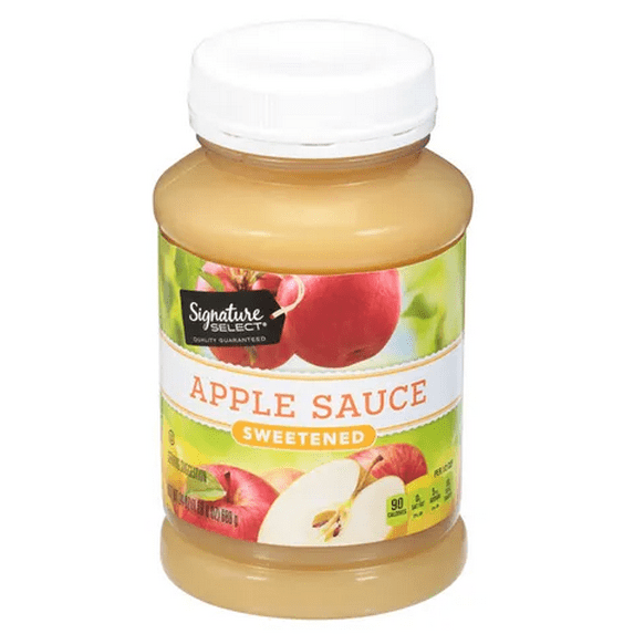 Signature S Sweetened Applesauce Ready-to-Eat 24 oz - Walmart.com
