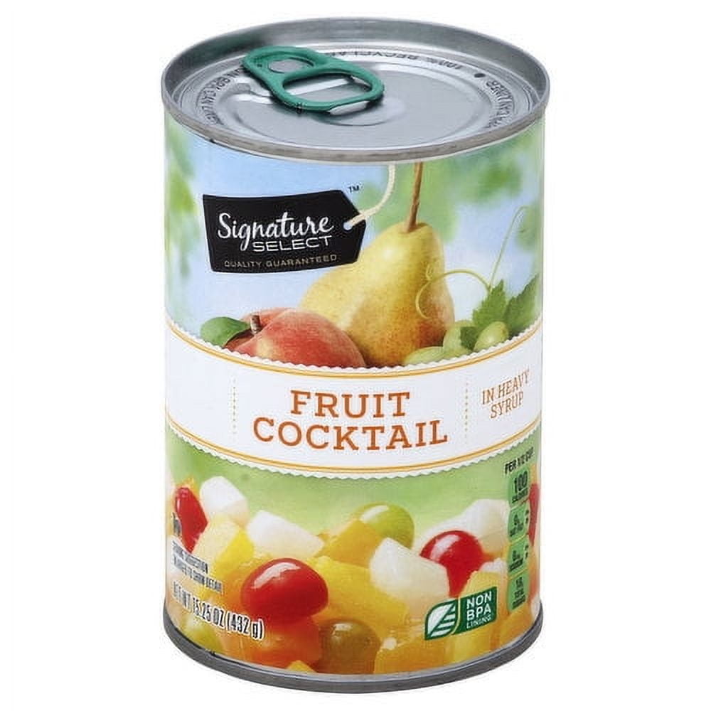 Signature SELECT Fruit Cocktail In Heavy Syrup 15.25 oz - Walmart.com