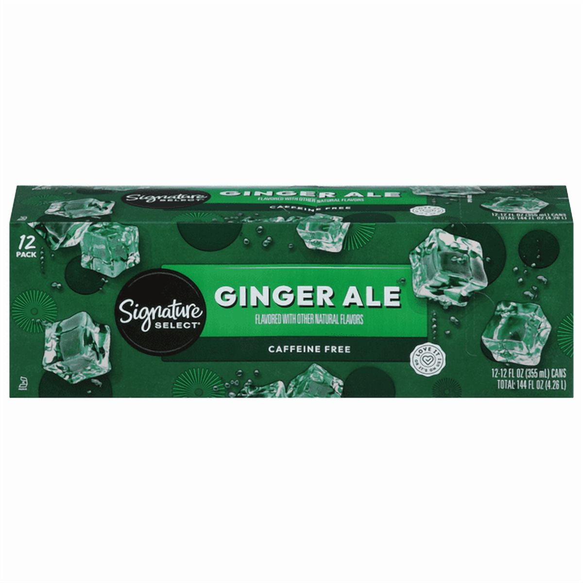 Signature SELECT Ginger Ale Soda - 12 Pack (12 fl oz Cans) - Walmart ...
