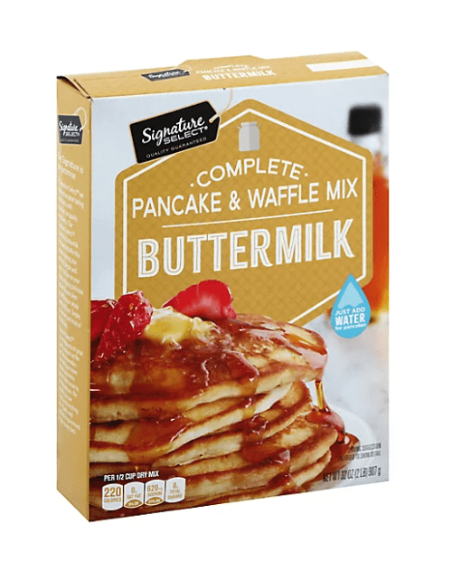 Signature SELECT Pancake & Waffle Mix Buttermilk Complete - 32 Oz ...