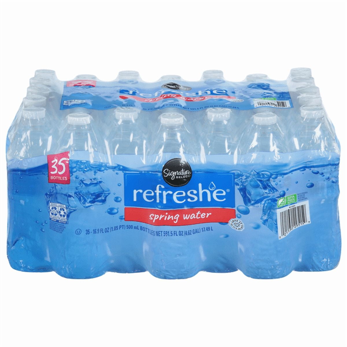 Signature SELECT Spring Water - 35 Pack (16.9 fl oz Bottles) - Walmart.com