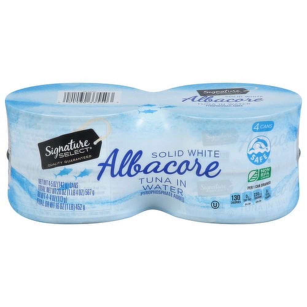 Signature SELECT Tuna Albacore Solid White In Water 20 oz Package May ...