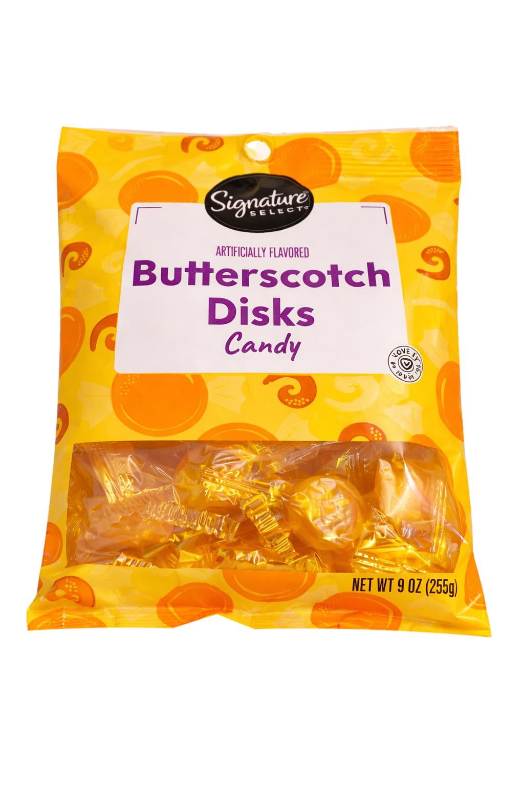 Signature Select Butterscotch Disks Hard Candy, 9 oz Bag - Walmart.com