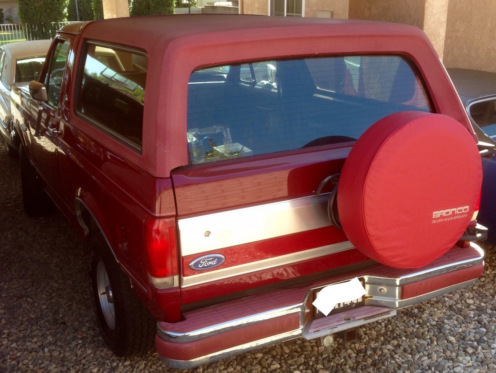 Signature Series - FORD BRONCO 31" Silver Anniversary Red Vinyl Tire ...