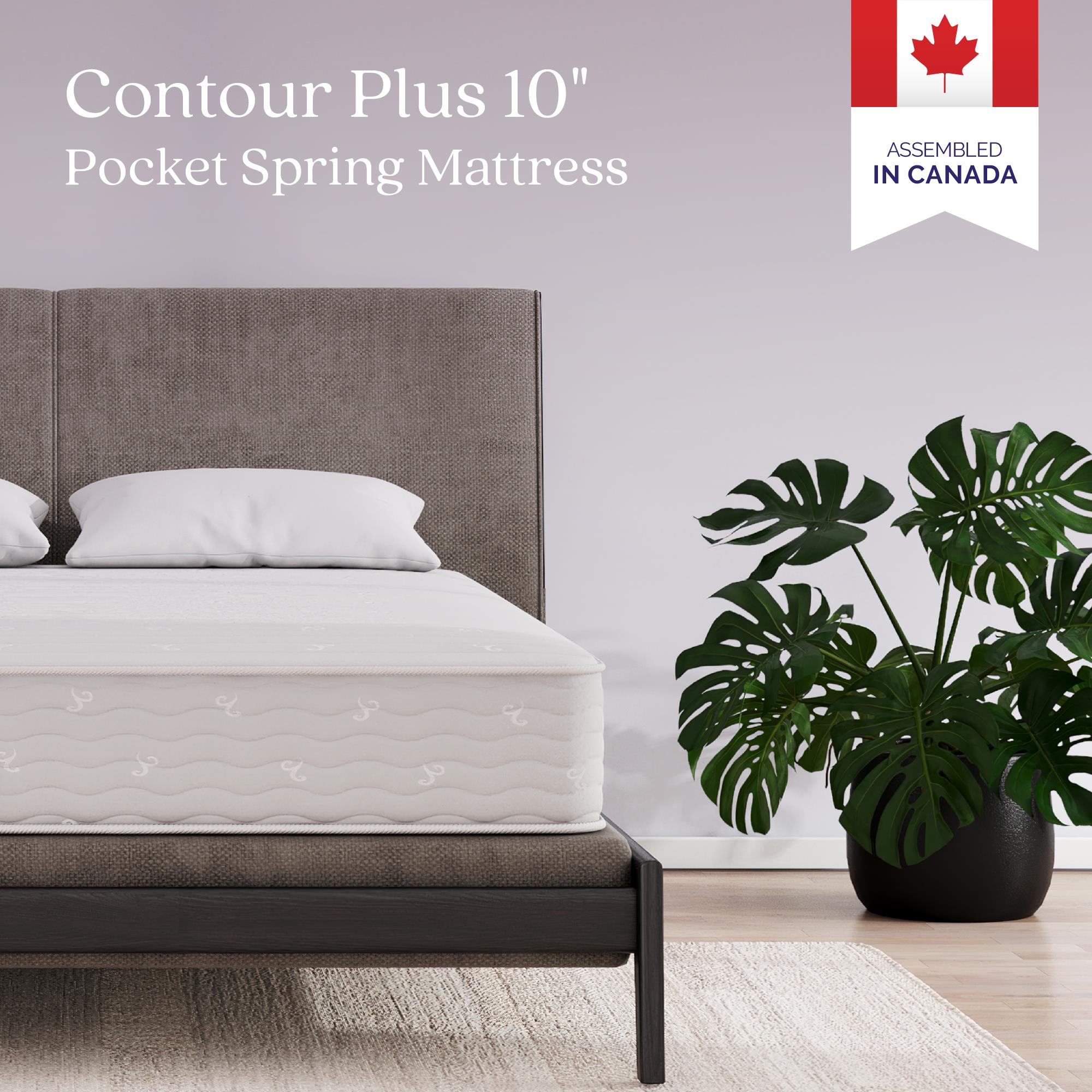 Signature Sleep Contour Plus 10" Reversible Mattress, Queen - Walmart.com