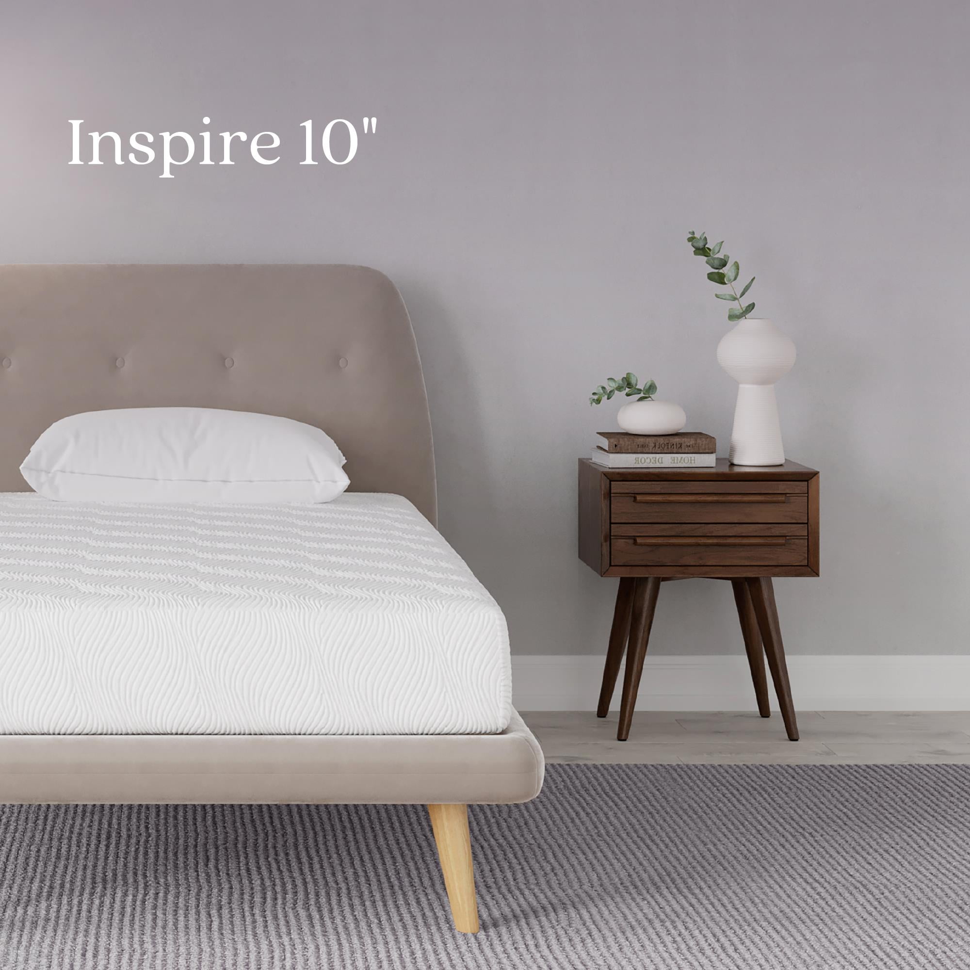 Signature Sleep Inspire 10" Medium-Firm High-Density, Responsive Memory ...