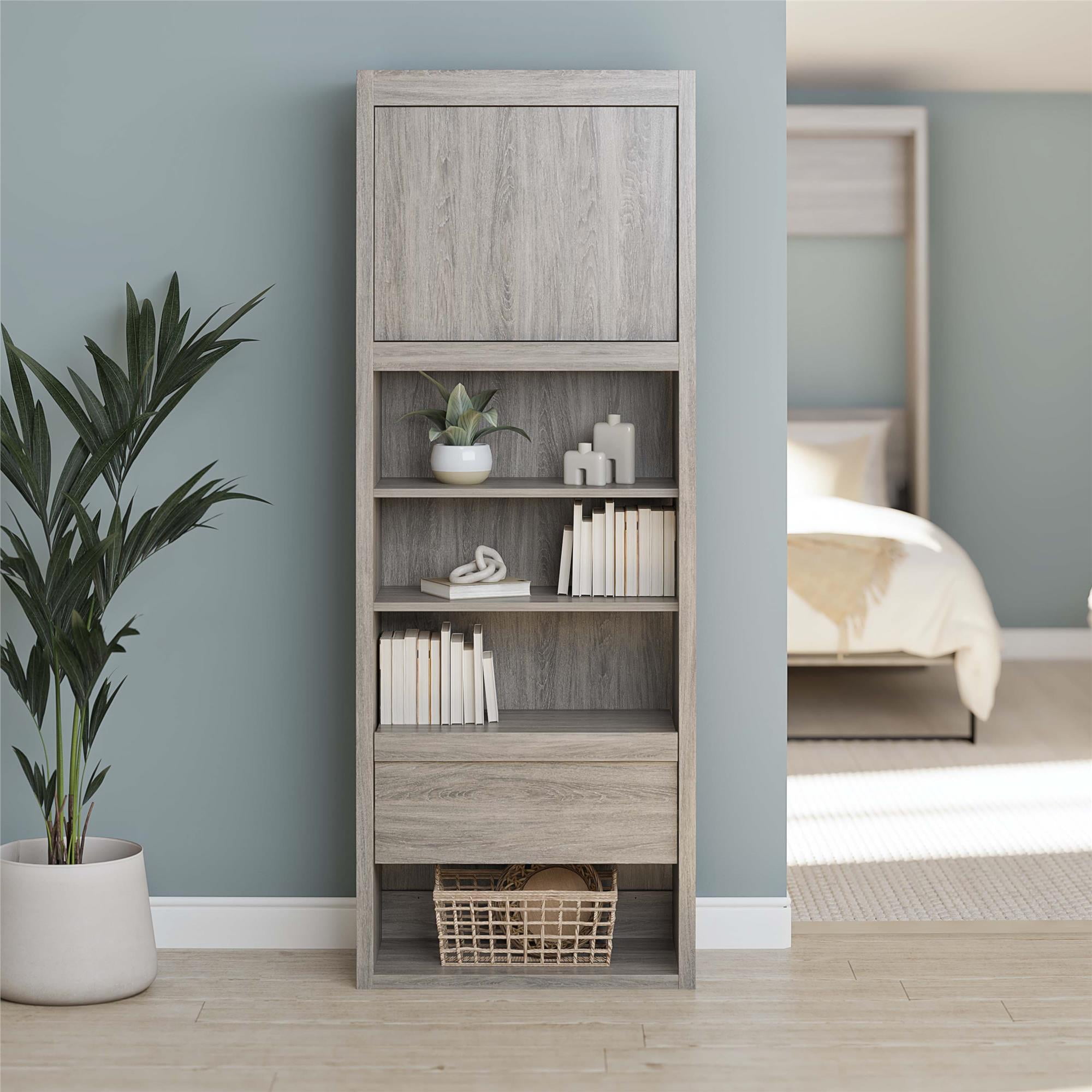 Signature Sleep Paramount Single Bedside Bookcase with Pullout ...