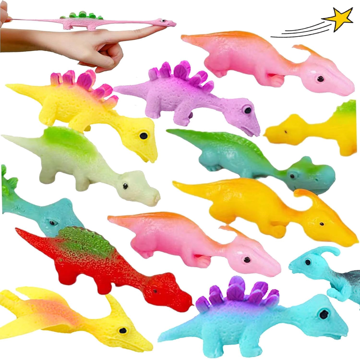 Signature Slingshot Dinosaur Finger Toys, Slingshot Dinosaur Finger ...
