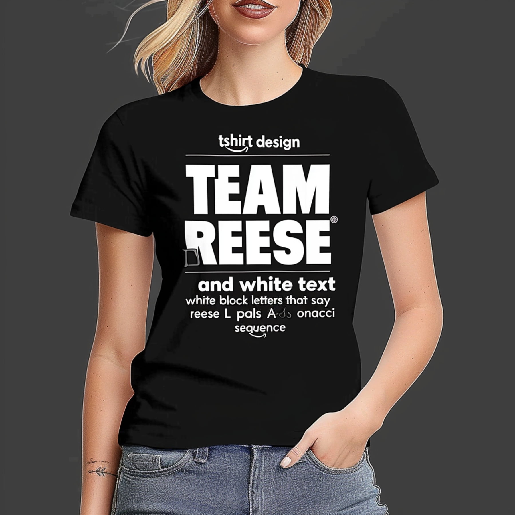 Signature Squad: Team Fibonacci Sequence Tee Black Shirt Design for ...