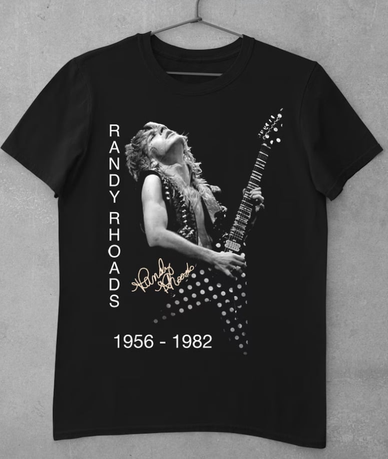 Signature Vintage Randy Rhoads Shirt, Randy Rhoads Shirt, Randy Rhoads ...