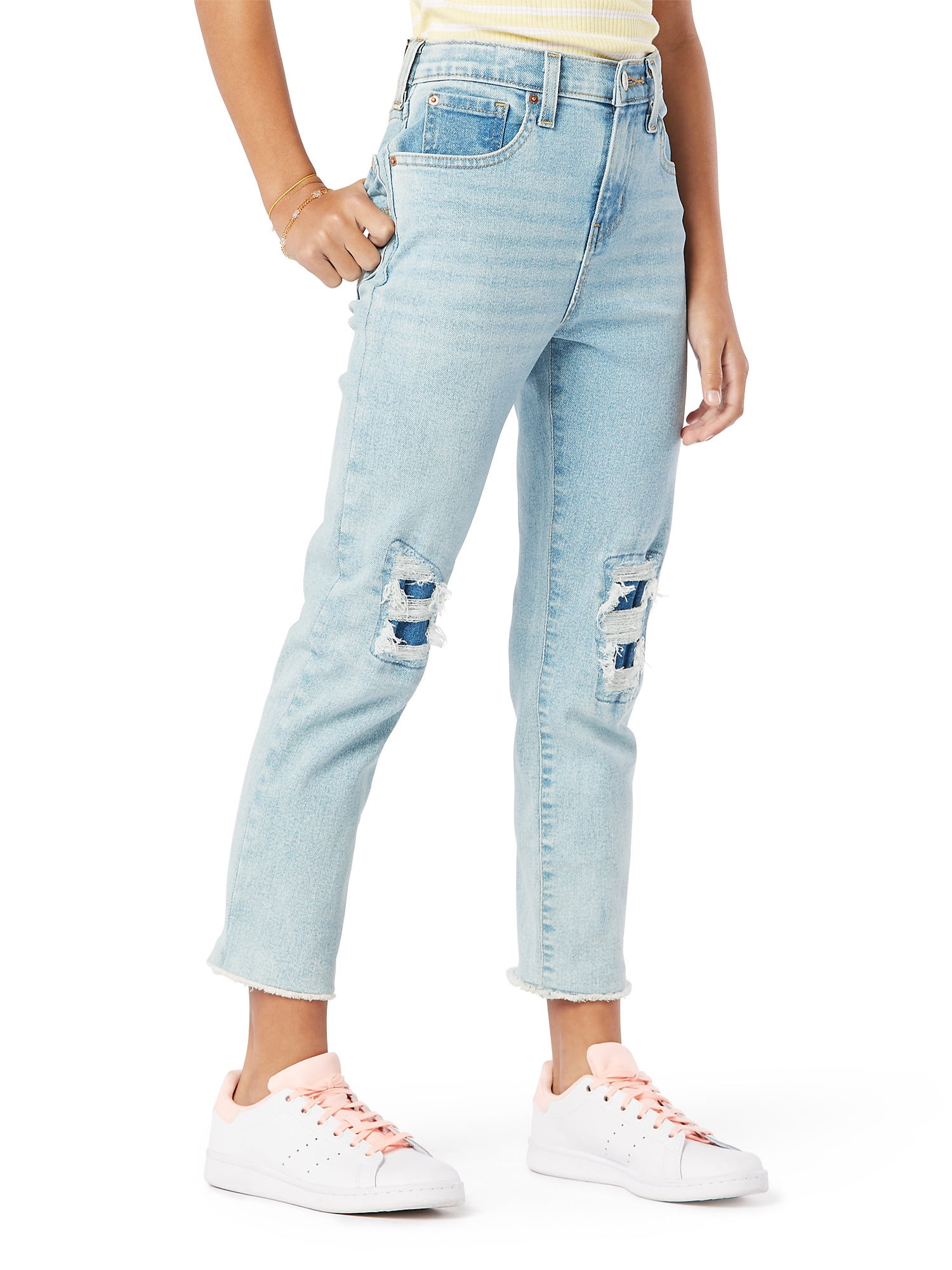 Signature by Levi Strauss & Co.™ Girls' Heritage Ankle Straight Jeans ...