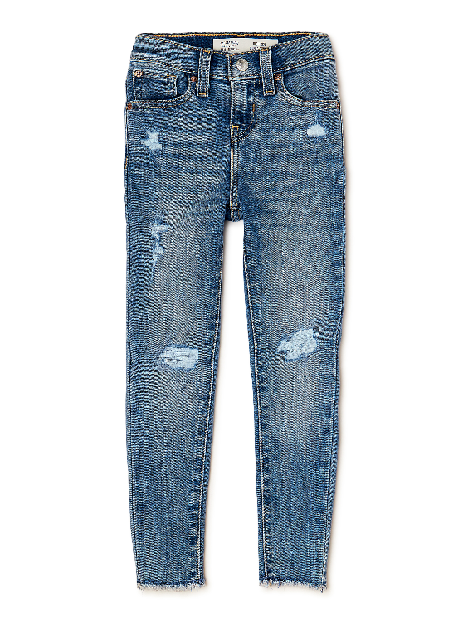 Signature by Levi Strauss & Co. Girls' High Rise Super Skinny Jeans ...