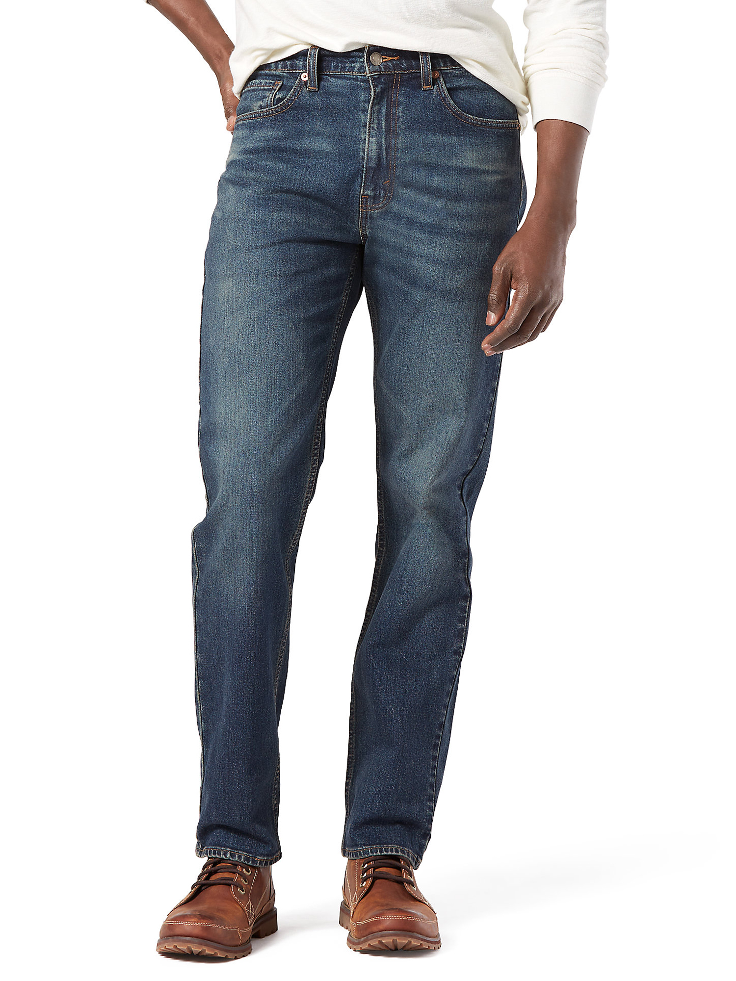 Levi's Men's 550 Relaxed Fit Jeans, Non-Stretch Denim, Tapered Leg ...
