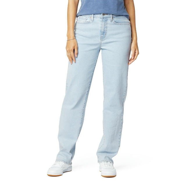 Levi Strauss Signature Women's Heritage Easy Straight Jeans - Walmart.com