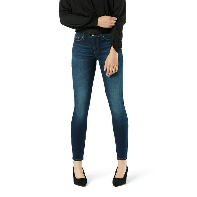 Levi Strauss Signature Women's and Women's Plus Mid Rise Skinny Jeans ...