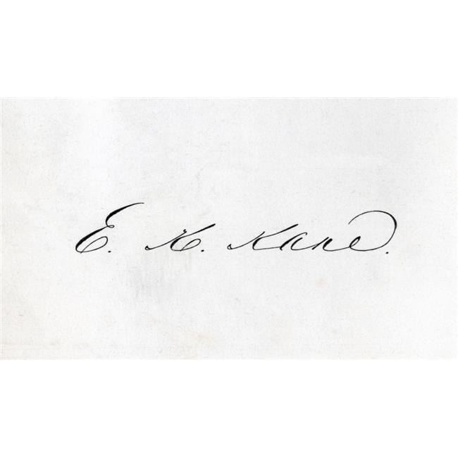Signature of Elisha Kent Kane From Arctic Explorations In The Years ...