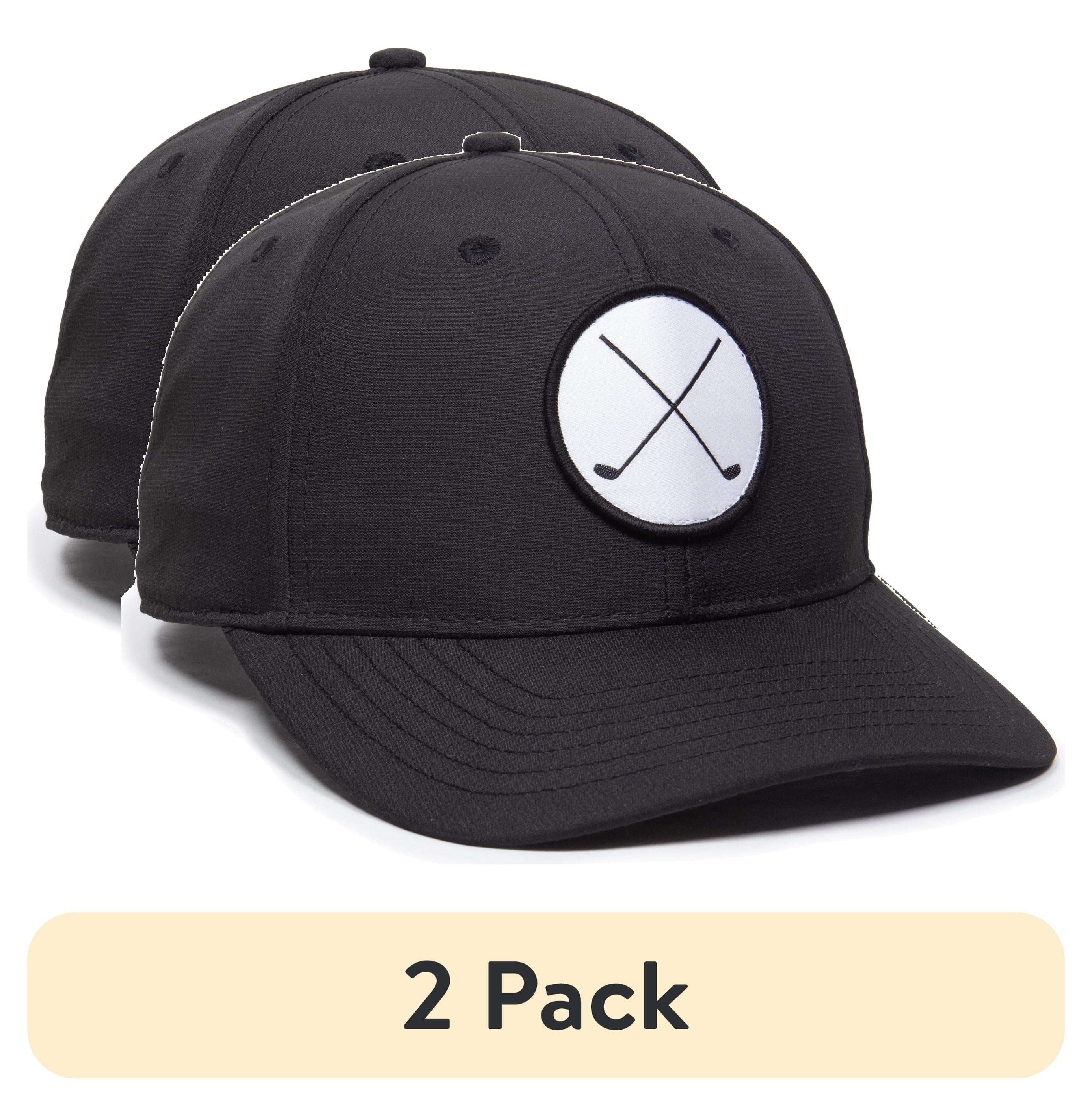 (2 pack) Signatures Structured Crossed Golf Clubs Baseball Style Hat ...
