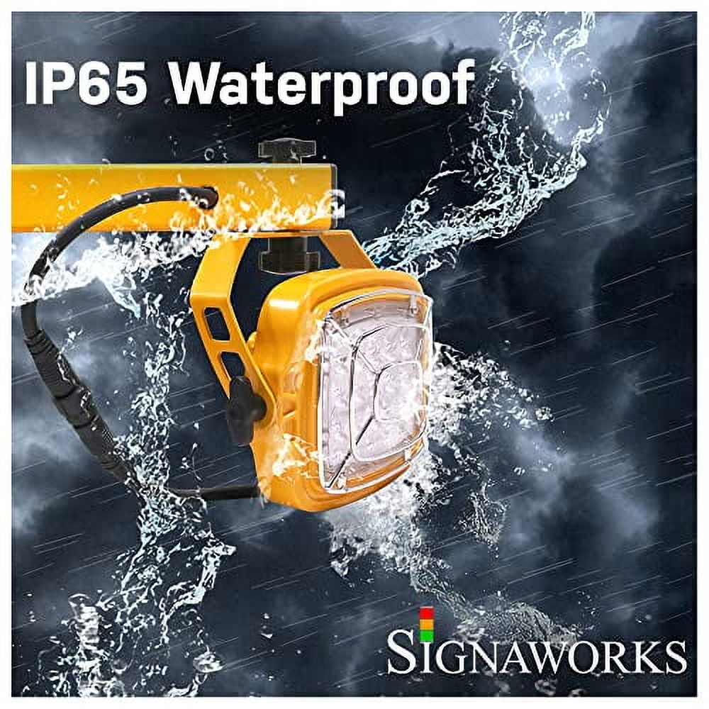 Signaworks LED 50W Loading Dock Light, 40" Swing Arm, 7000 Lumens ...