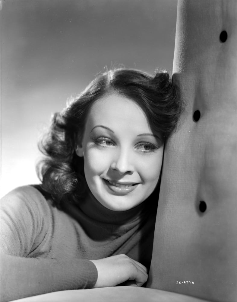 Signe Hasso Leaning on a Couch smiling Portrait Photo Print (24 x 30 ...