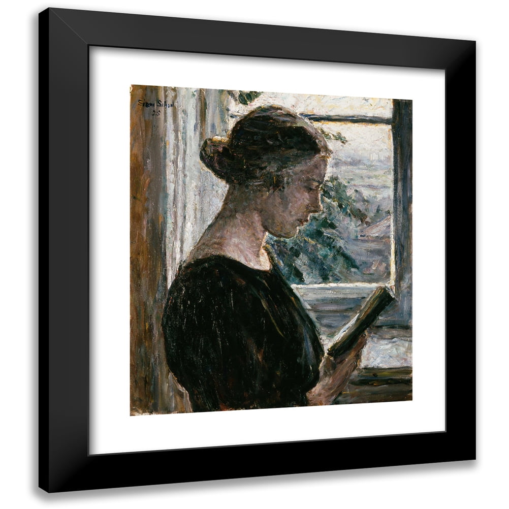 Signe Scheel 12x14 Black Modern Framed Museum Art Print Titled - Woman ...