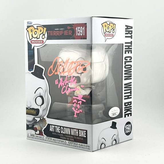 Signed Art The Clown w/ Bike 1591 Funko Pop! (David Howard Thornton) JSA - Walmart.com