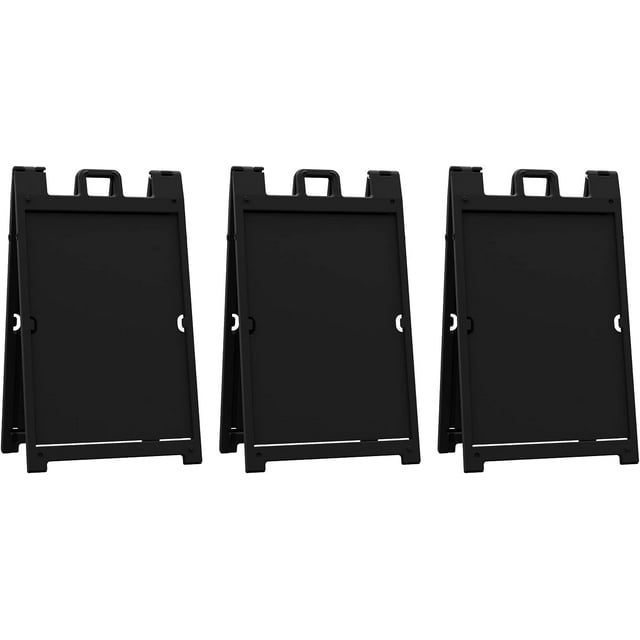 Signicade Deluxe A-Frame Sidewalk Curb Sign Portable Folding Double ...