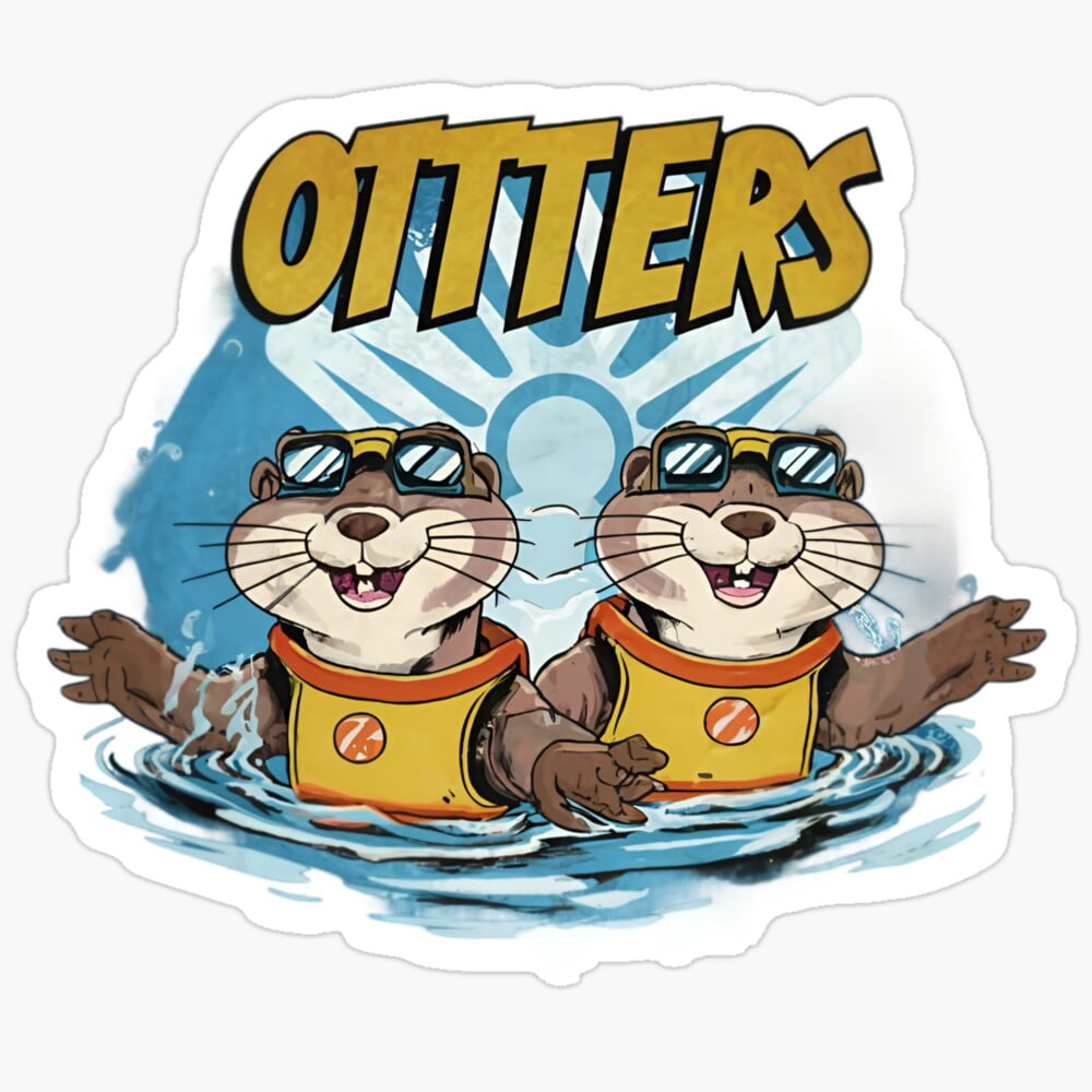 Significant Otters Stickerphone Decal Water Bottle Stickers, Vinyl ...