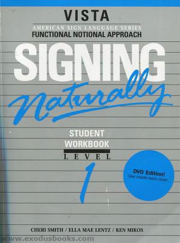 Pre-Owned Signing Naturally: Student Workbook Level 1 (Vista American ...