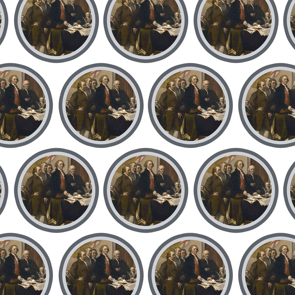 Signing of Declaration of Independence Painting Premium Gift Wrap ...