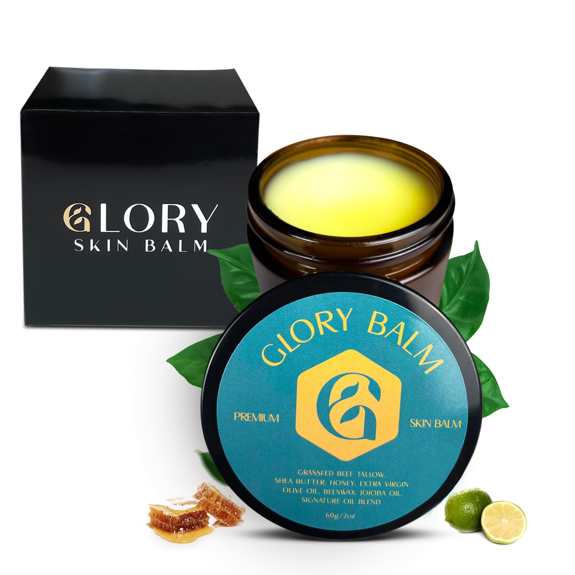 Signiture Beef Tallow Skin MMF7 Balm with Raw Honey, Jojoba Oil, Shea Butter, Olive Oil ...