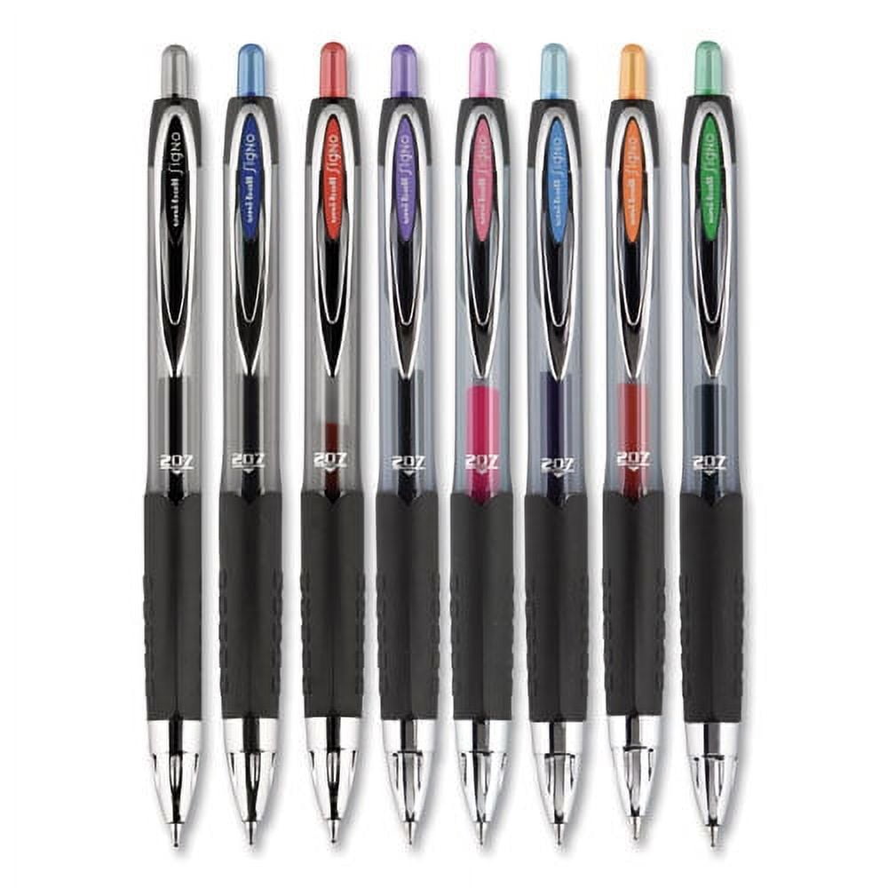 "Signo 207 Gel Pen, Retractable, Medium 0.7 Mm, Assorted Ink Colors ...
