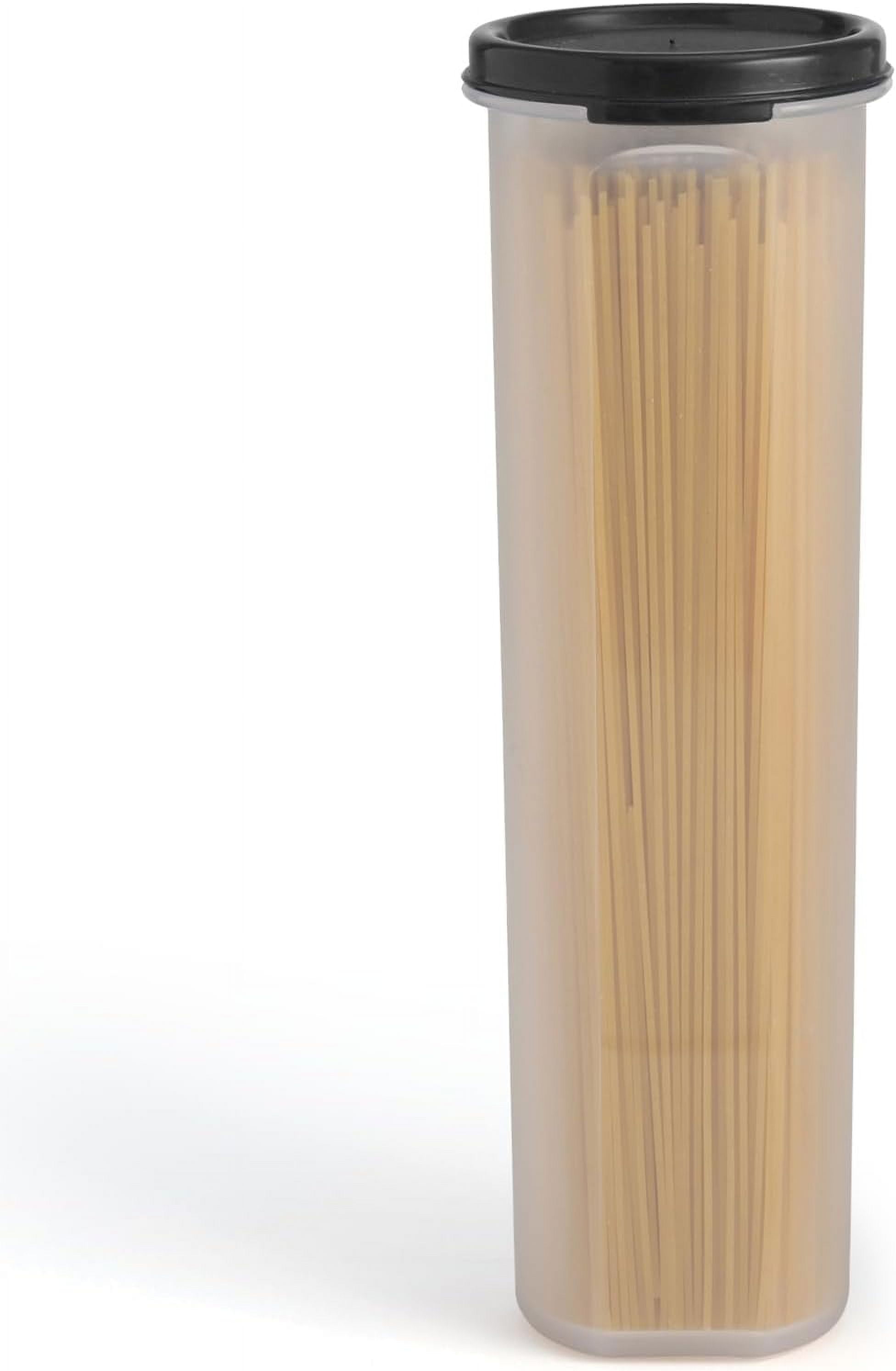 Signora Ware Airtight Food Storage Container Set 37 Oz Black for Pantry ...