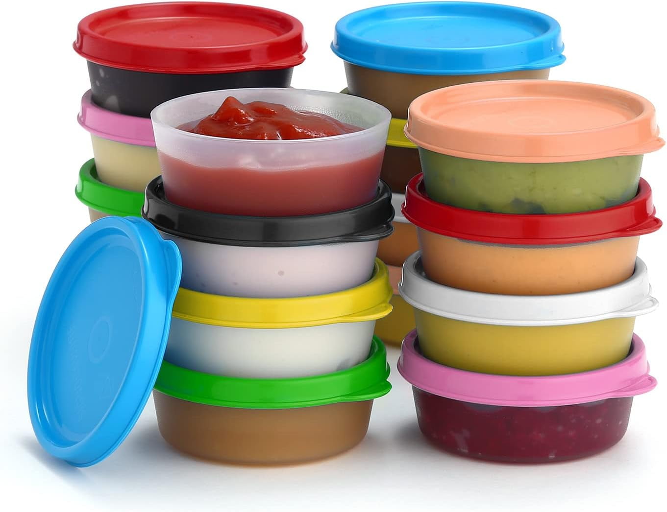 Signora Ware Reusable Airtight Food Prep Storage Containers with Lids ...