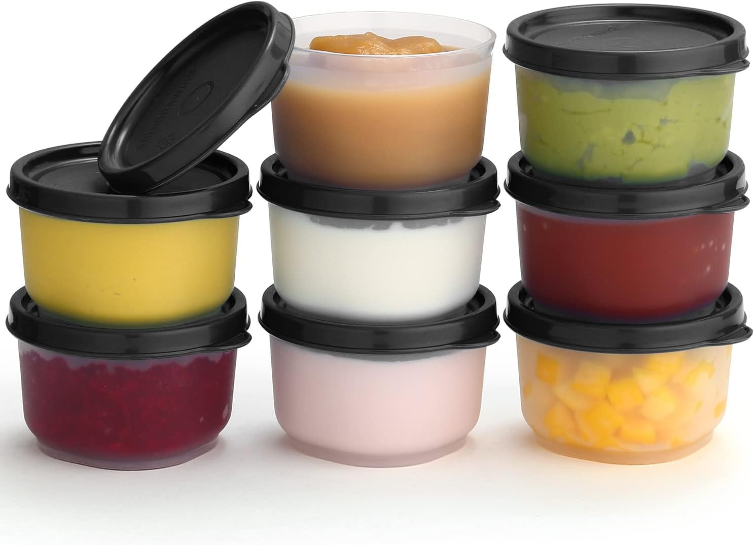Signora Ware Reusable Airtight Food Prep Storage Containers with Lids ...