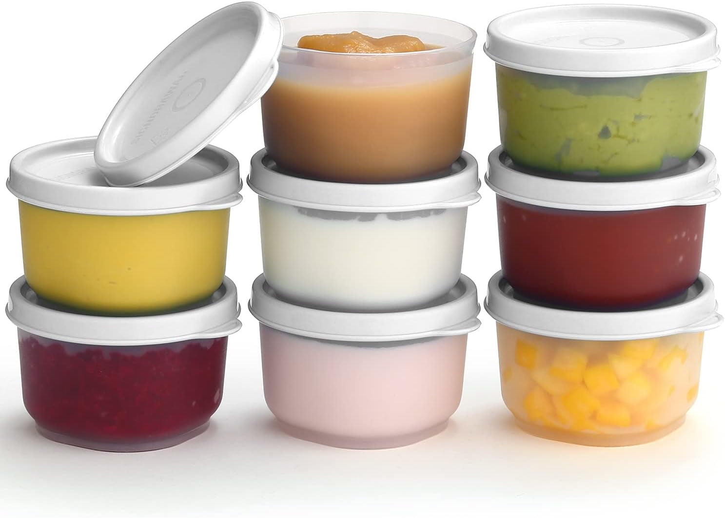Signora Ware Reusable Airtight Food Prep Storage Containers with Lids ...