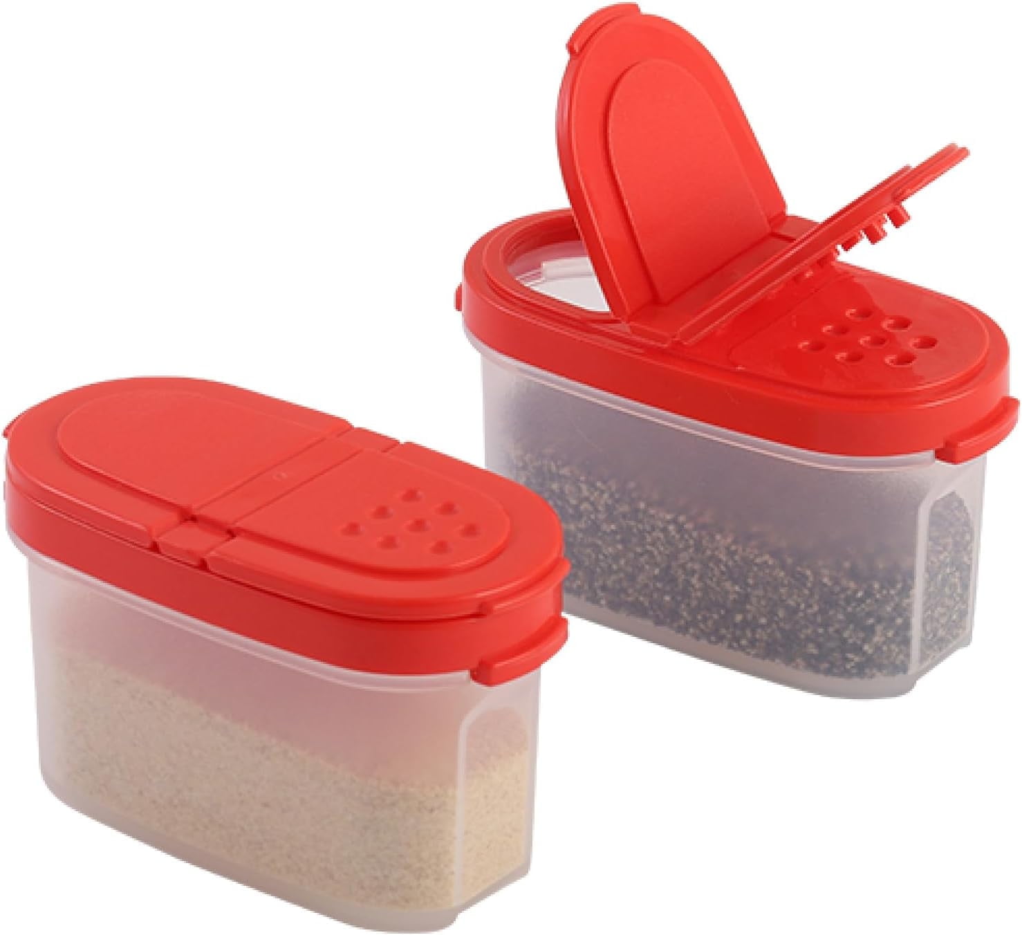 Signora Ware Spice Jars with Shaker Lids Refillable Seasoning ...
