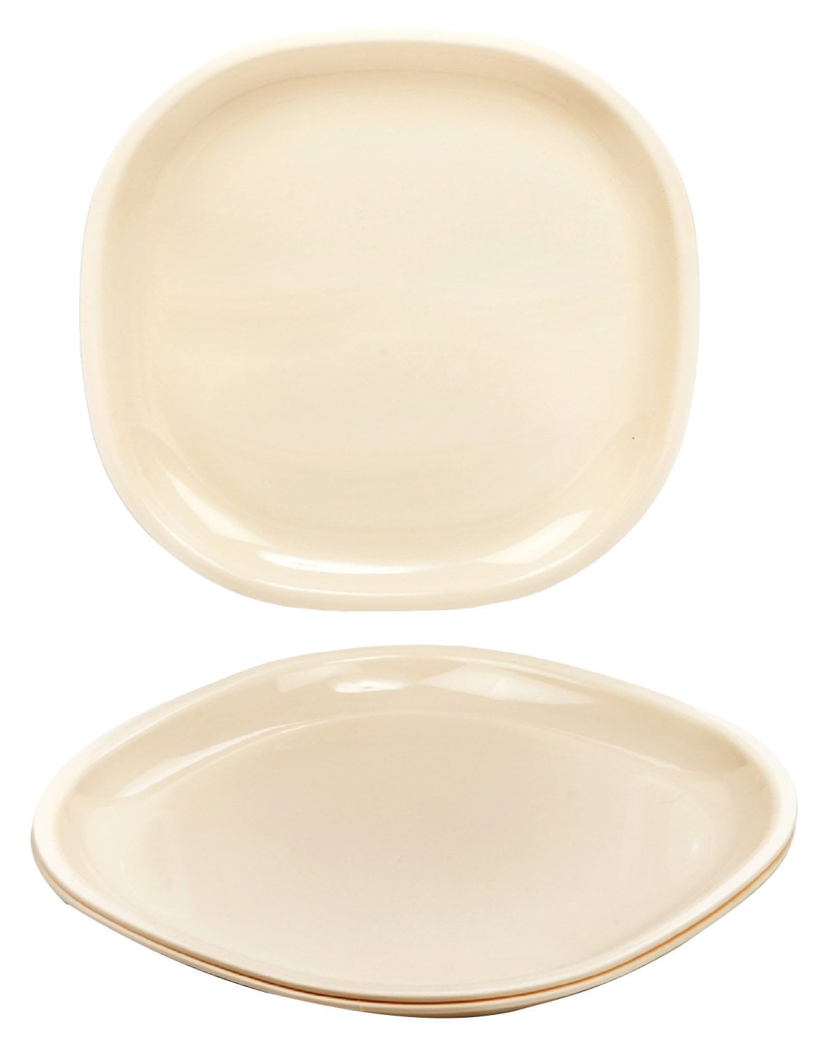 SignoraWare BPA Free Plastic Half Square Plates | Microwave Safe ...