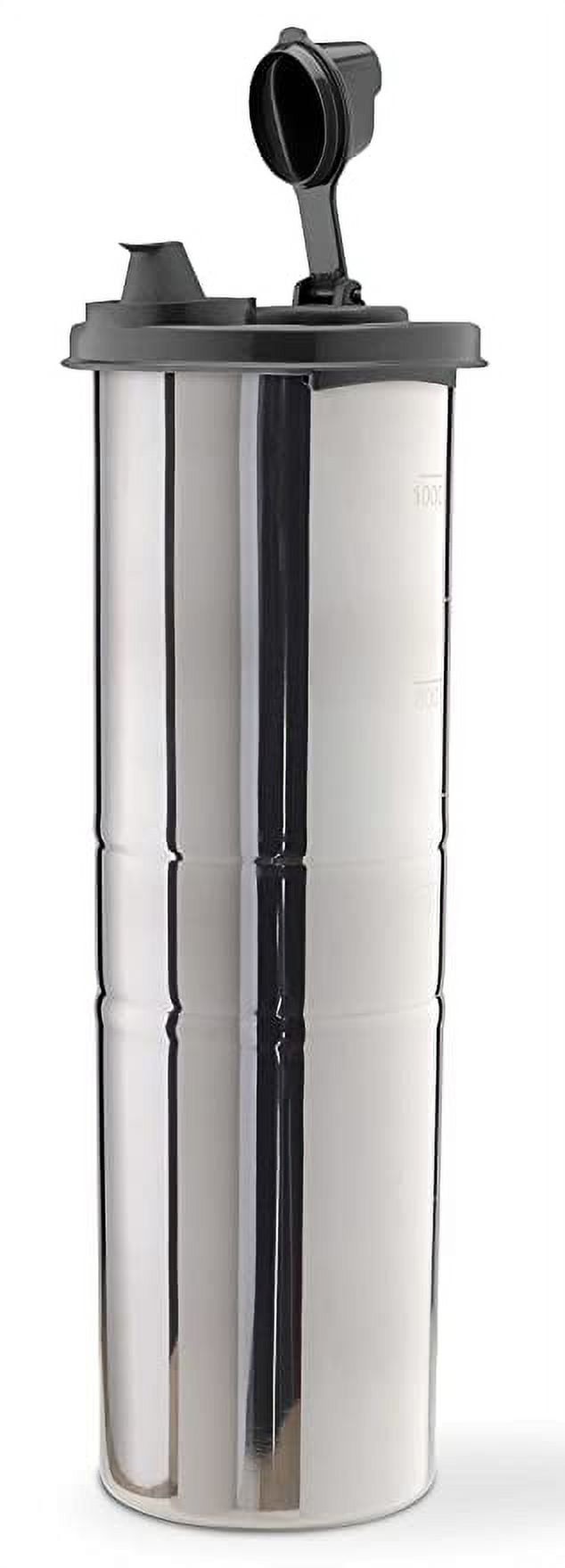 Signoraware Easy Flow Stainless Steel Oil dispenser 1.1 Liters, Black ...