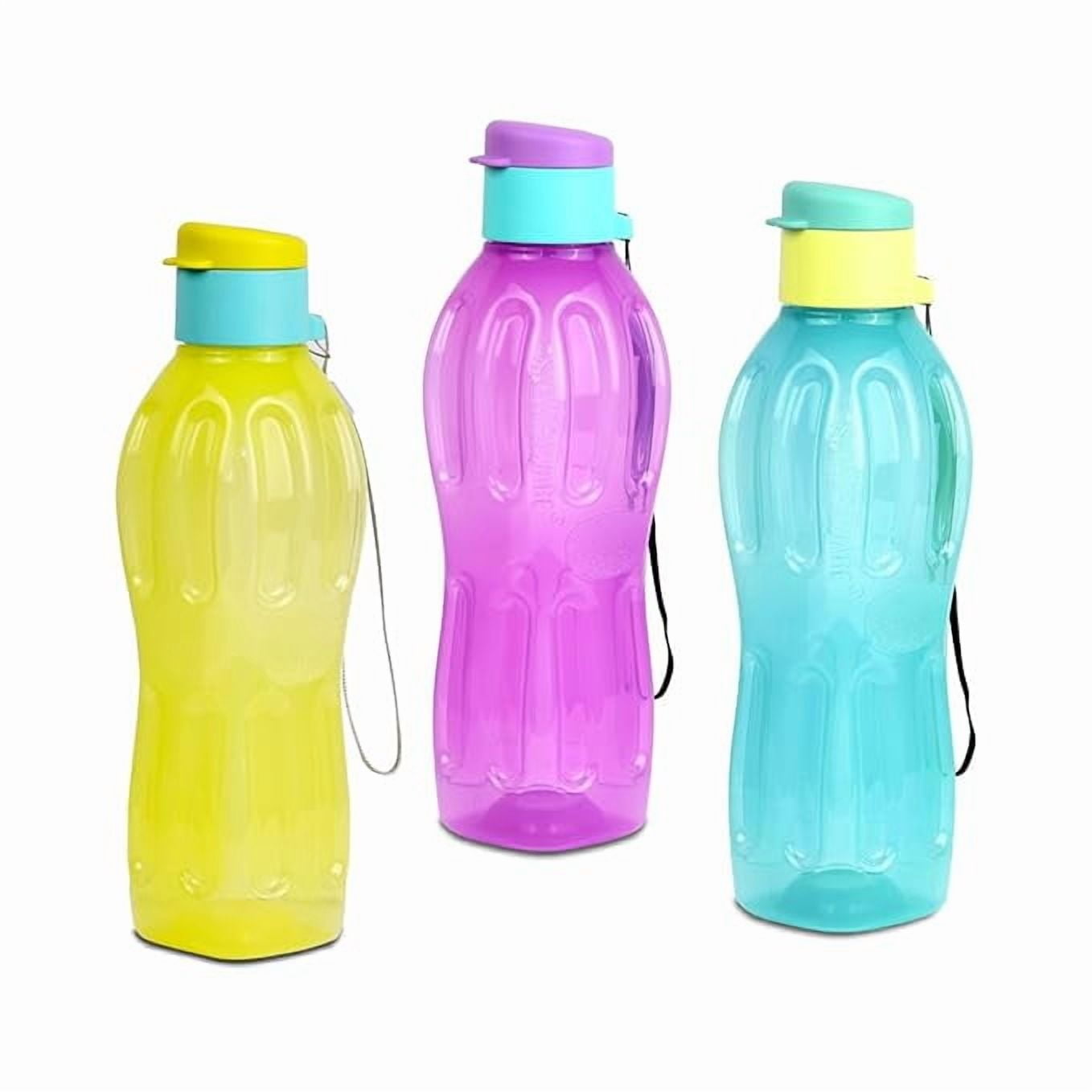 Signoraware Fliptop 500ml Bpa Free Water Bottles Set of 3, Food Grade ...