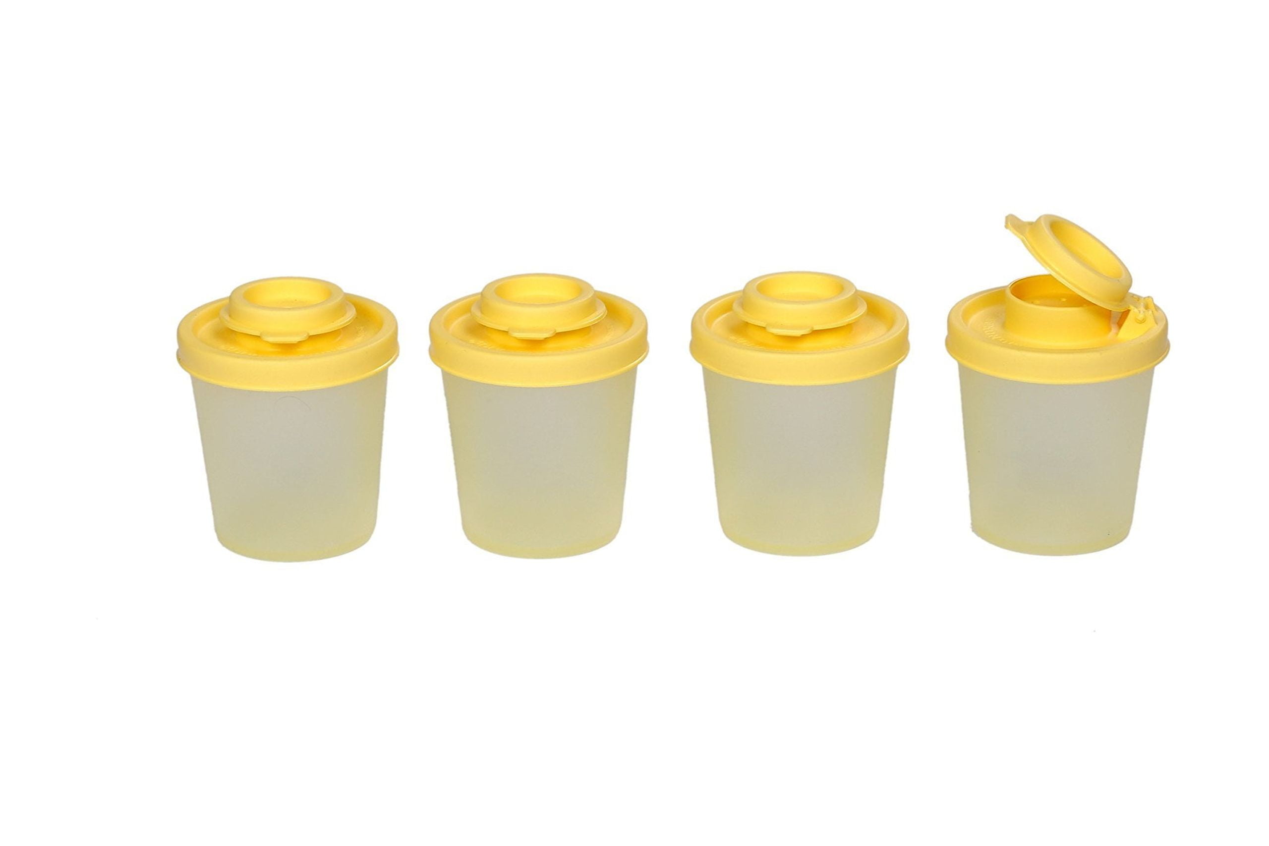 Signoraware Medium Spice Shaker Set, 90ml, Set of 4, Lemon Yellow ...