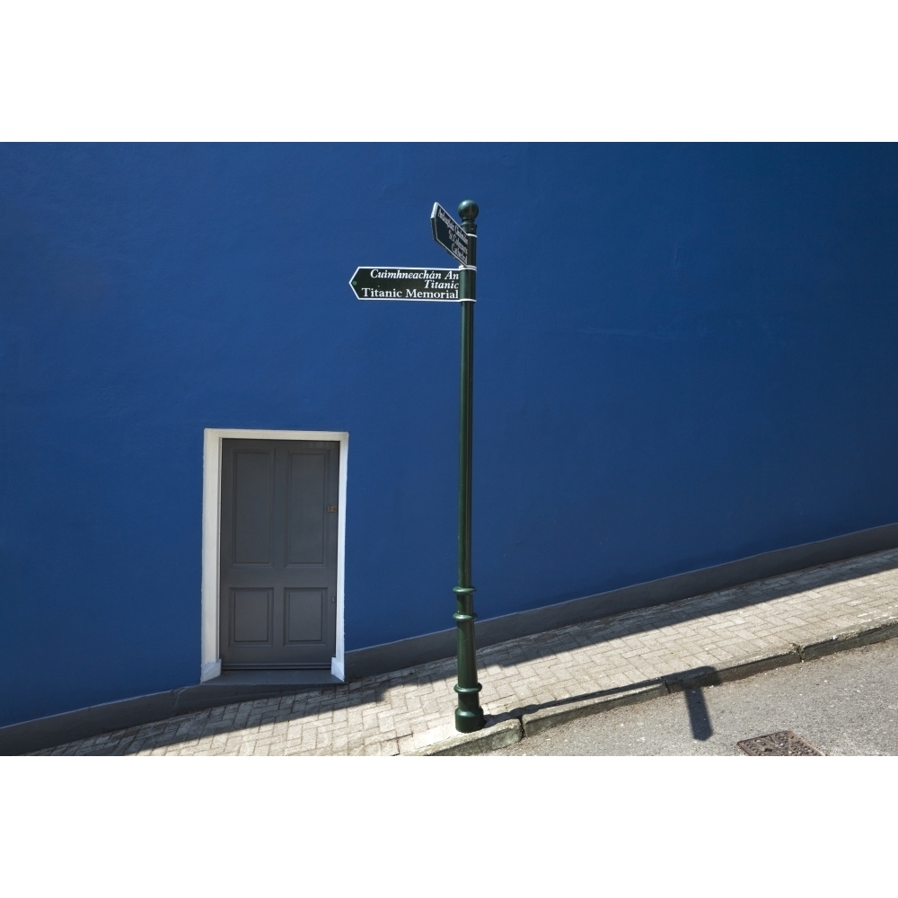 Signpost to the Titanic Memorial Cobh County Cork Ireland Poster Print ...