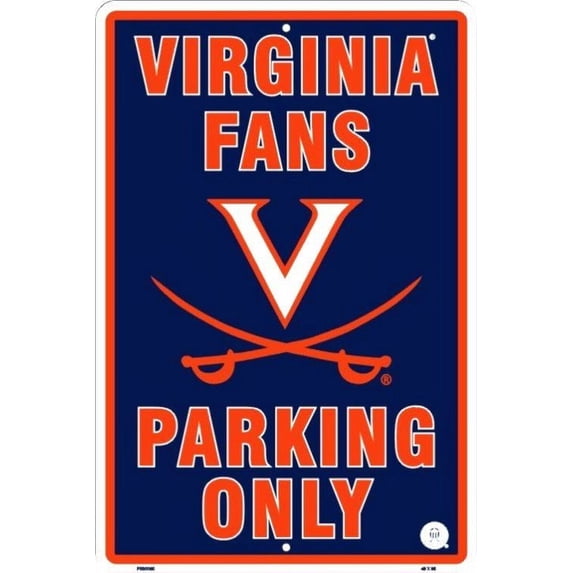 Signs 4 Fun SPCUVA VA Univ. Cavaliers Fans Only, Large Parking Sign ...