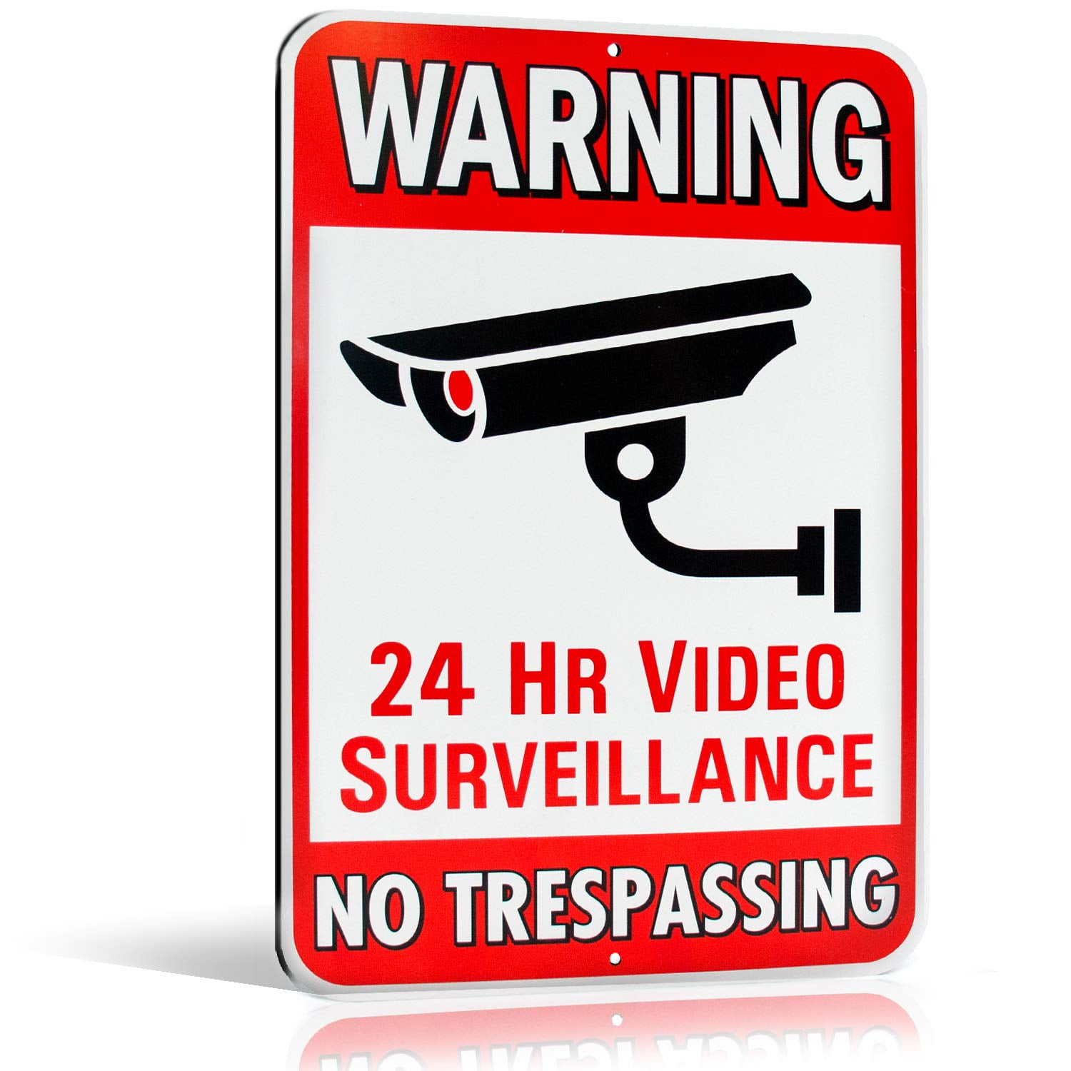 Signs Authority 24-Hour Video Surveillance Warning Sign, 10x15 Inch ...
