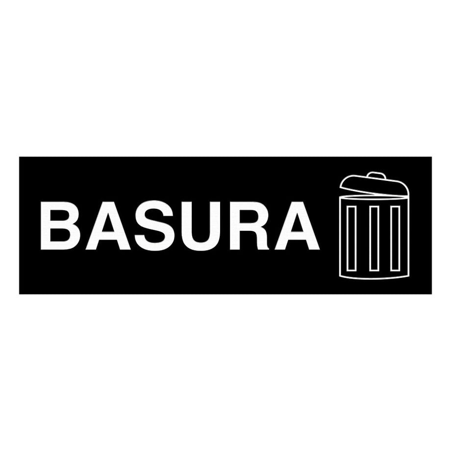 Signs Basic Basura Wall or Door Sign Size: 4 x 16 Inch - Walmart.com