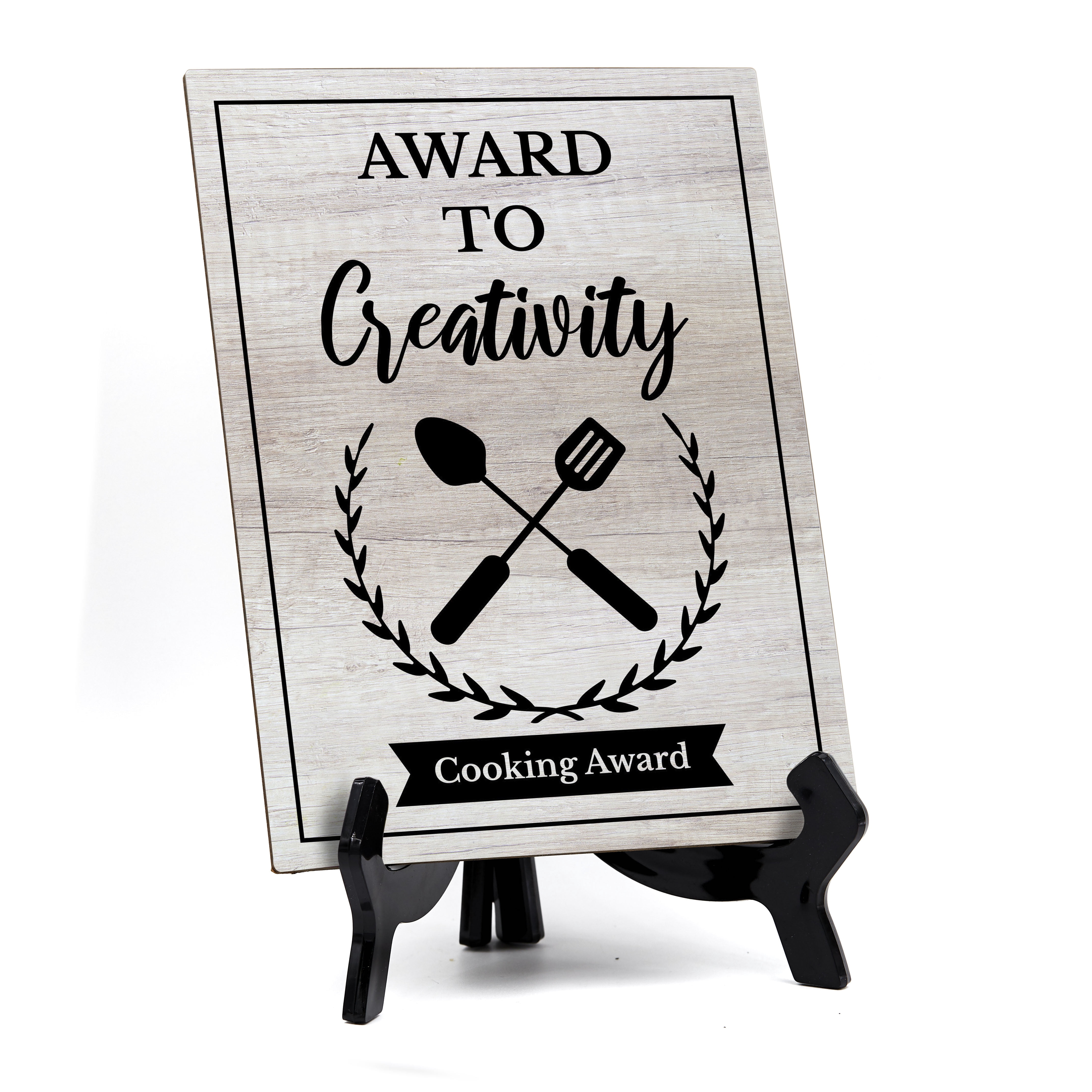 Signs ByLITA Award to Creativity Cooking Award, Table Sign with Acrylic ...
