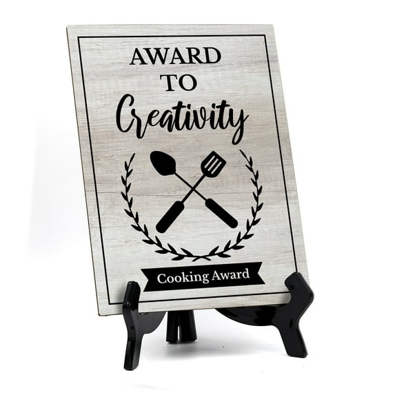 Signs ByLITA Award to Creativity Cooking Award, Table Sign with Acrylic ...